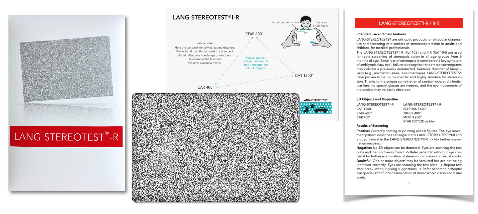 LANG-STEREOTEST® I-R (Neue verbesserte Version)